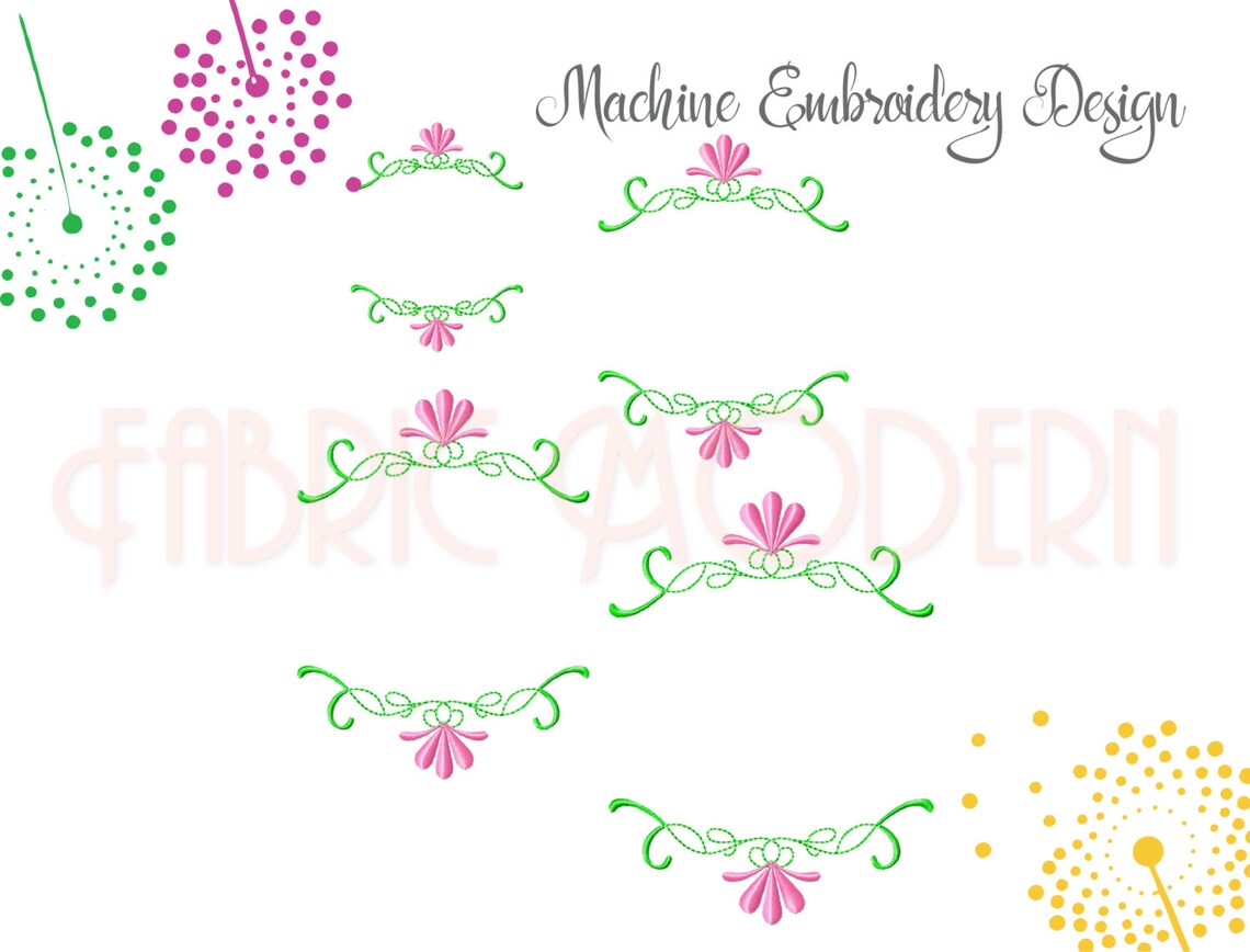 DELICATE MONOGRAM FRAME Machine Embroidery Design Monogram - Etsy