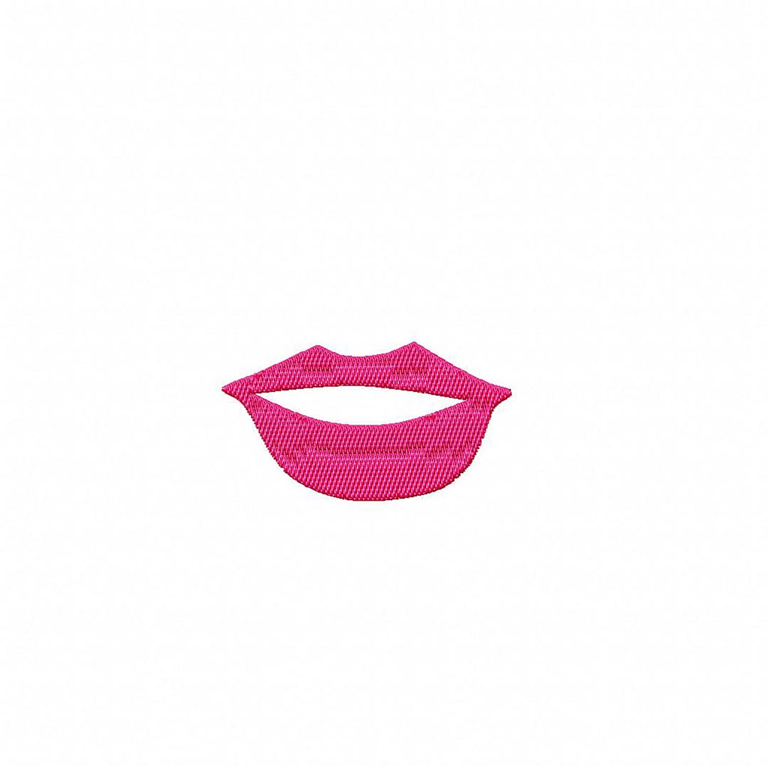 Machine Embroidery Design, Pouty Lips Great for Doll Faces, 1/2 Inch to ...