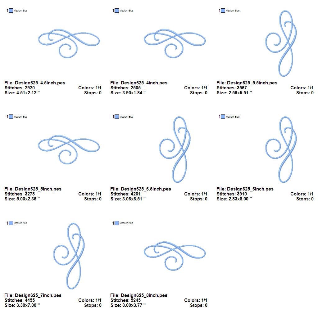 SWASH MONOGRAM BORDER Embroidery Design Wedding Gift - Etsy