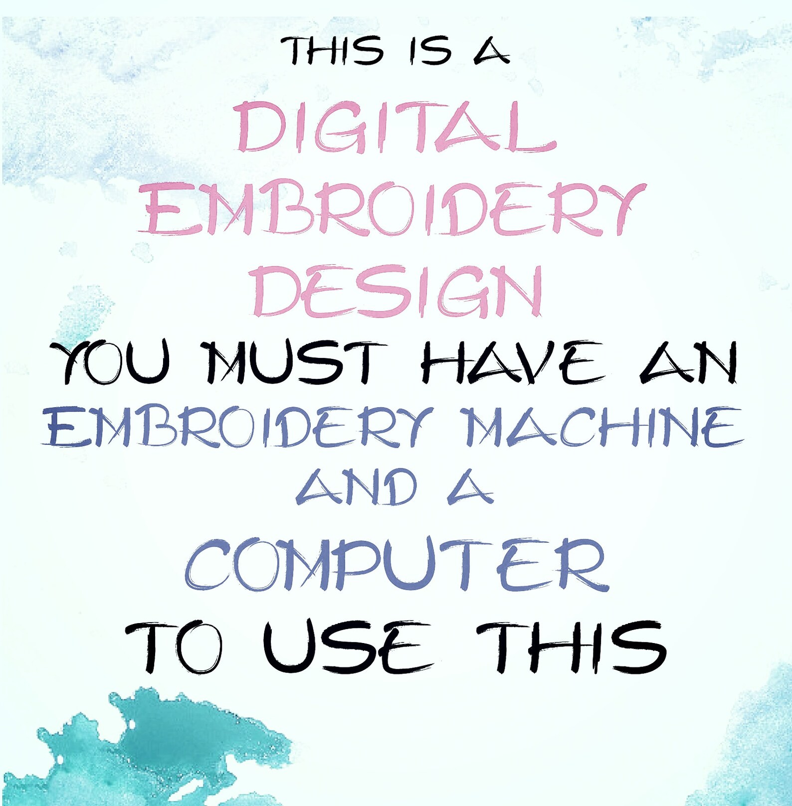 3 Inch BOLD Monogram Font Embroidery Design Modern Monogram - Etsy