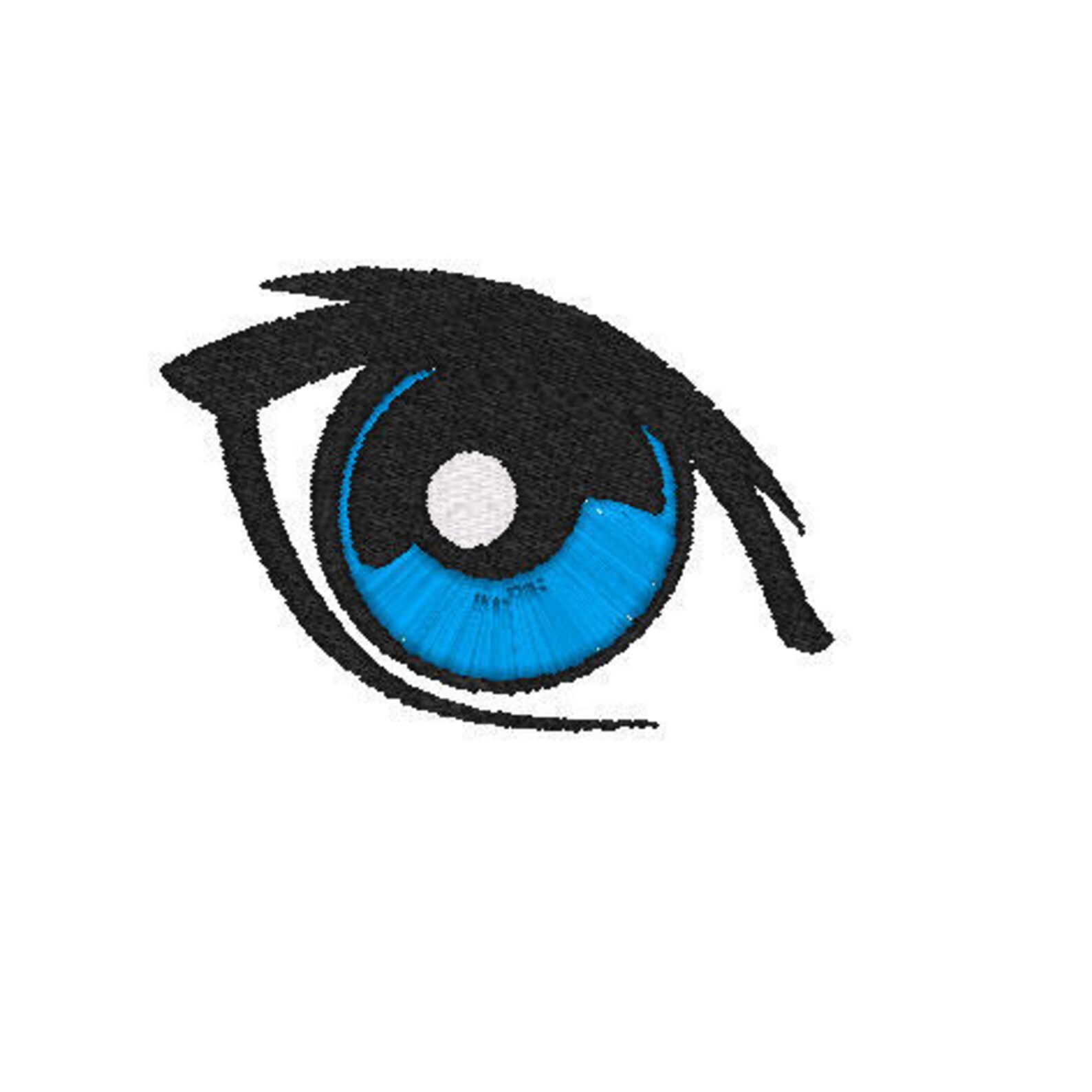 Machine Embroidery Design Lovely Eyes Left and Right Plus Both Two ...