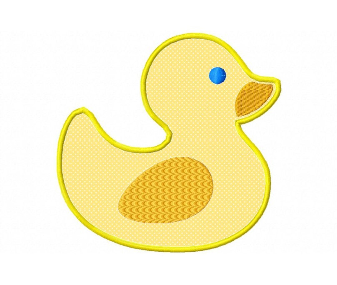RUBBER DUCKY Embroidery Design Applique' Designs for in Six Sizes Baby ...