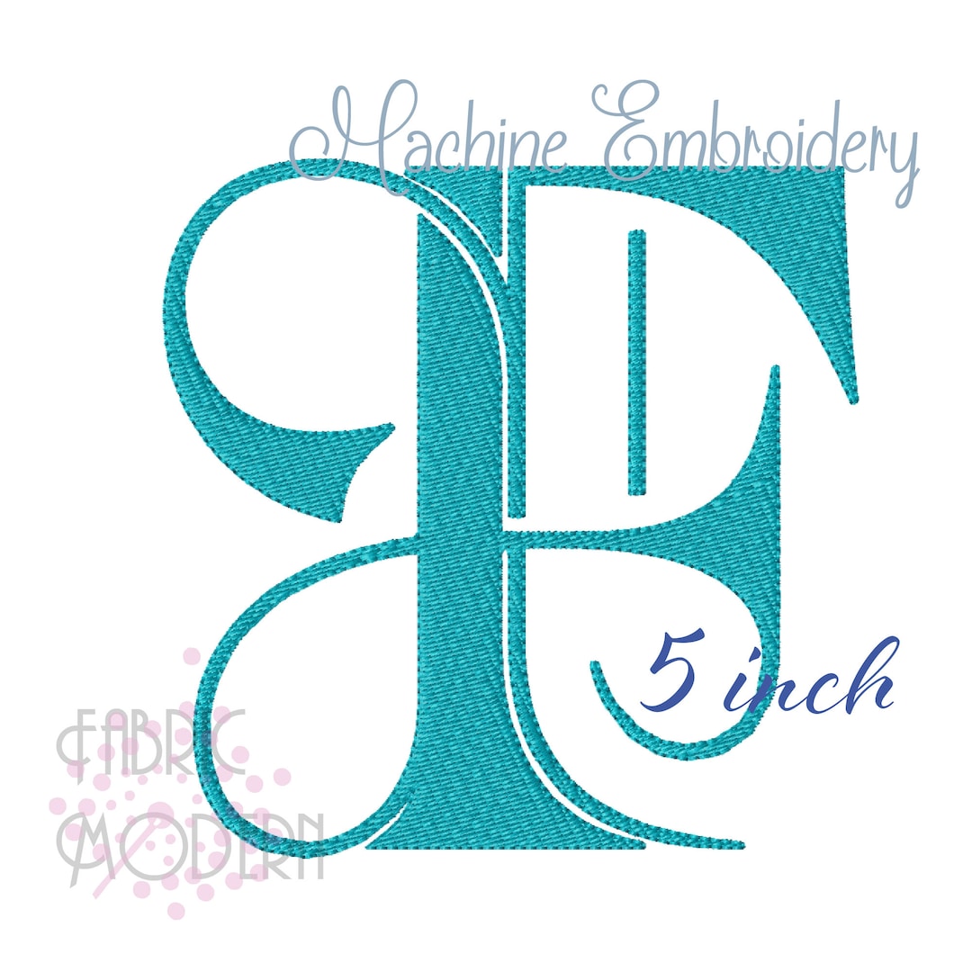 5 Inch HERALDRY MONOGRAM Font #765-5 - Etsy