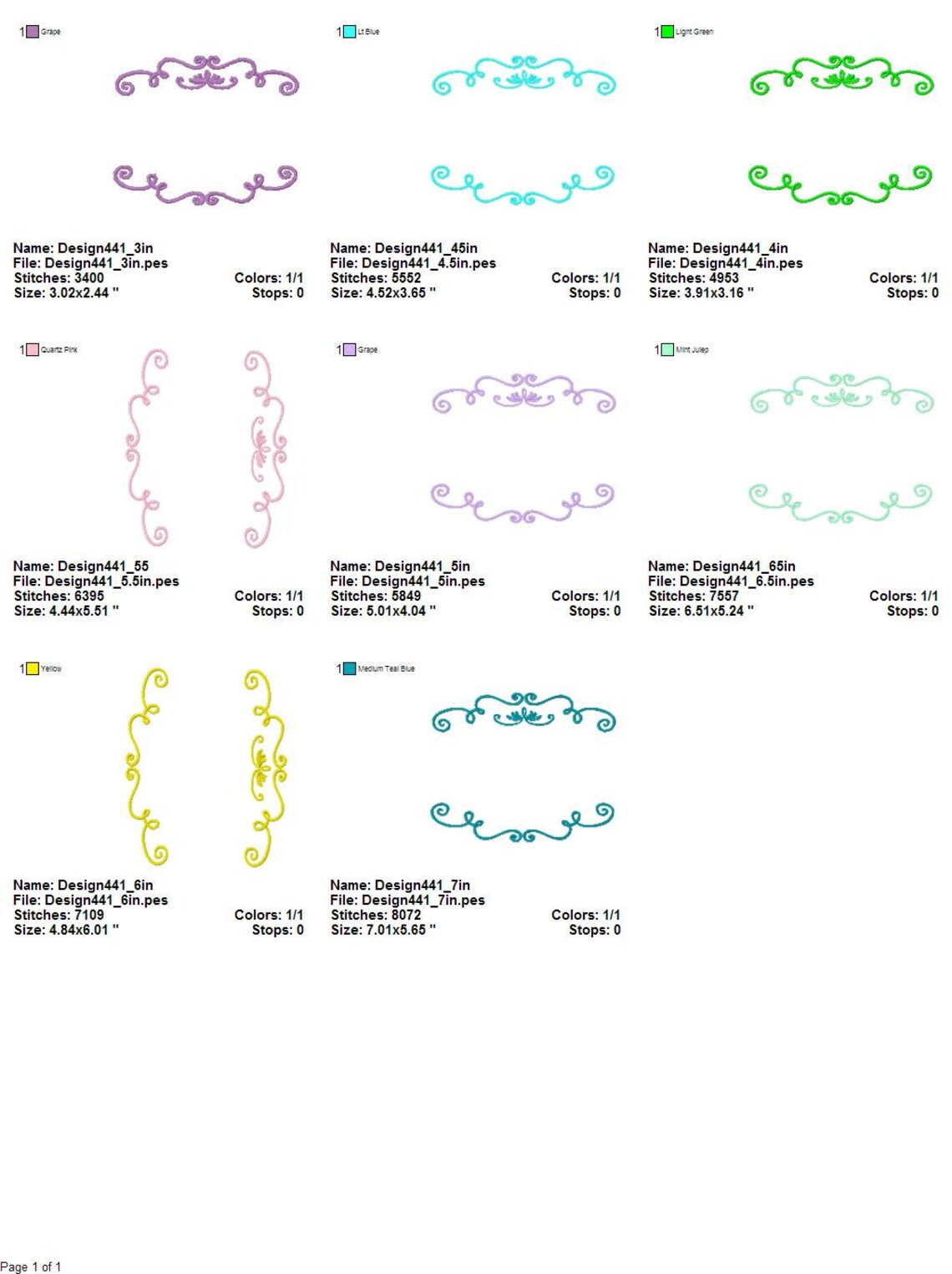 Machine Embroidery Design Monogram Frame Monogram Border Name - Etsy