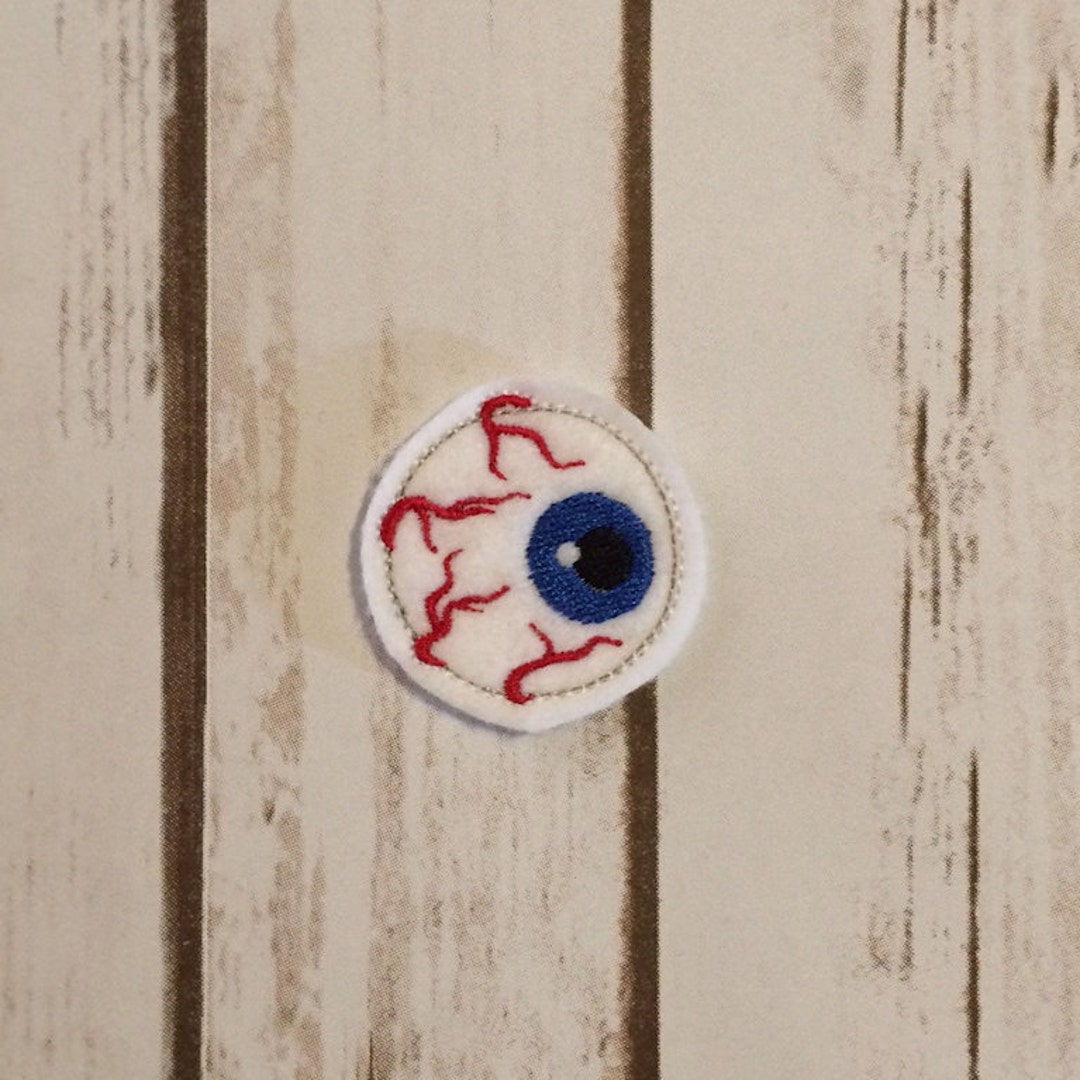 GOOGLY EYE FELTIE Machine Embroidery Design, Creepy Eyeball Feltie ...