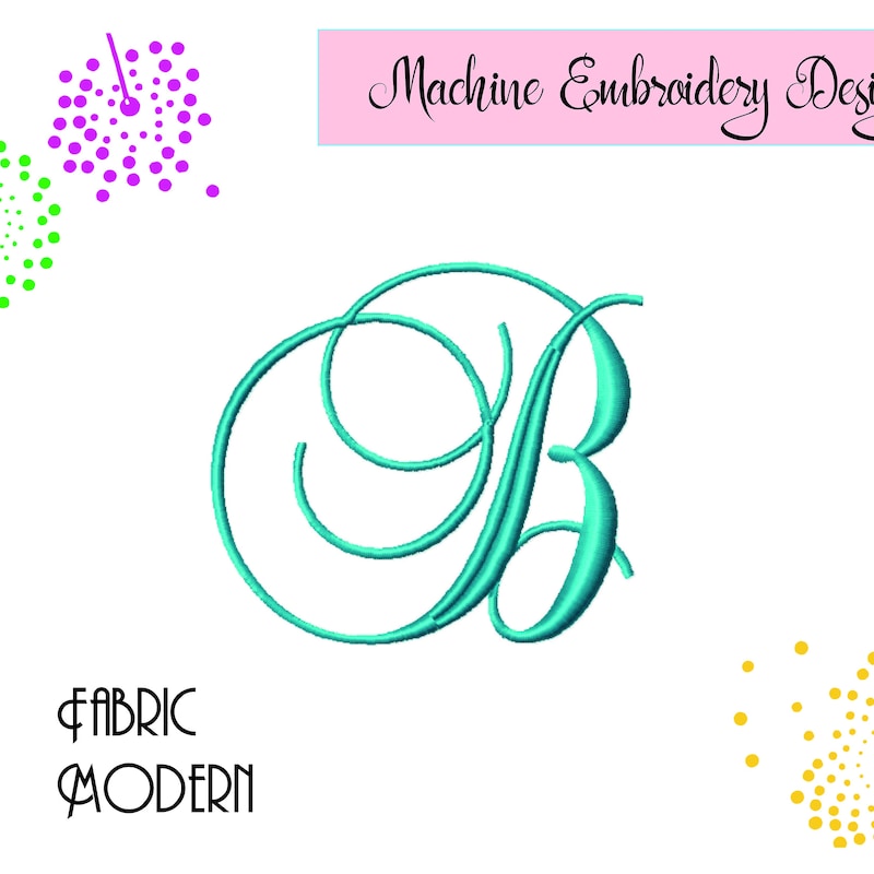 Script Embroidery Font - Etsy