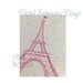 Eiffel Tower Paris Embroidery Design #1035 - Etsy