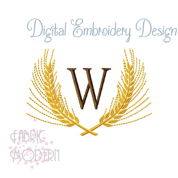 Wheat Embroidery - Etsy