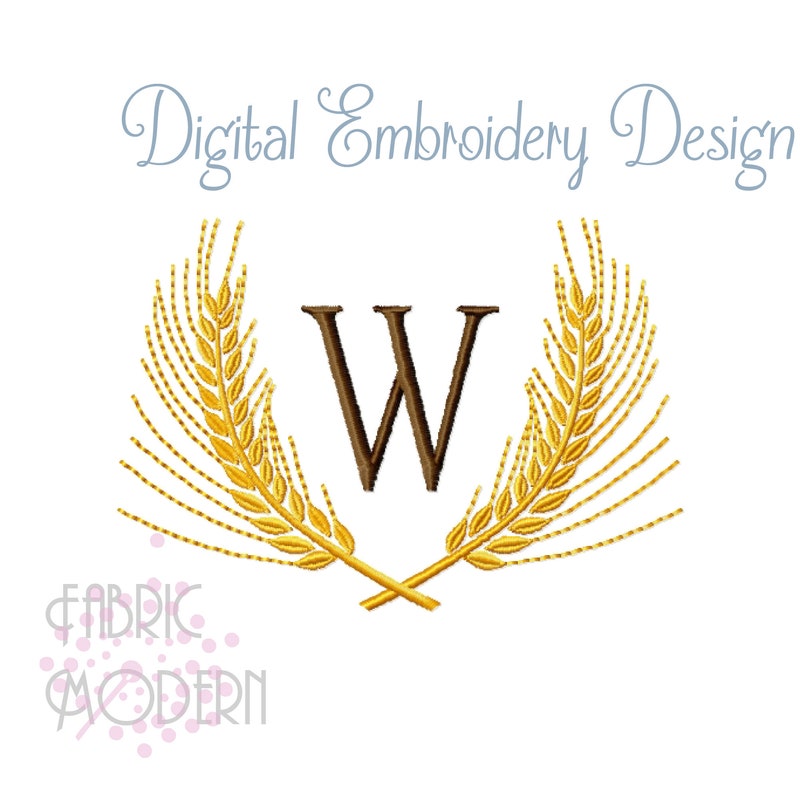 Wheat Embroidery - Etsy