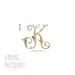 Letter K MONOGRAM Embroidery Design Large Vintage Single #1128-K - Etsy