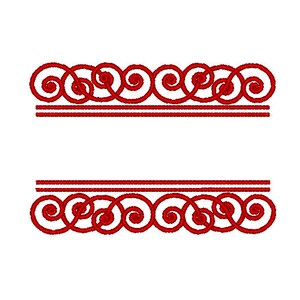 Machine Embroidery Design, Fancy Frame, Fancy Border, Monogram Frame - Etsy