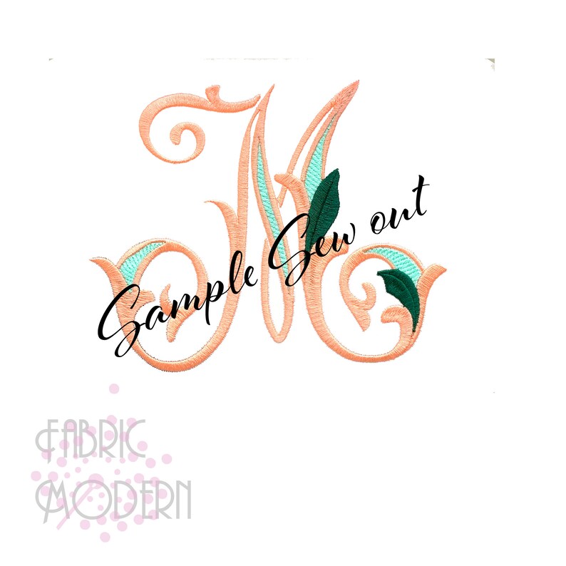 Letter R MONOGRAM Embroidery Design Large Vintage Single - Etsy