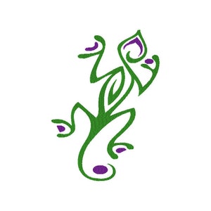 GECKO LIZARD EMBROIDERY Design, Machine Design, Southwest, Modern, 5x7 ...