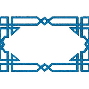 Machine Embroidery Design Geometric Frame Border Monogram Frame ...