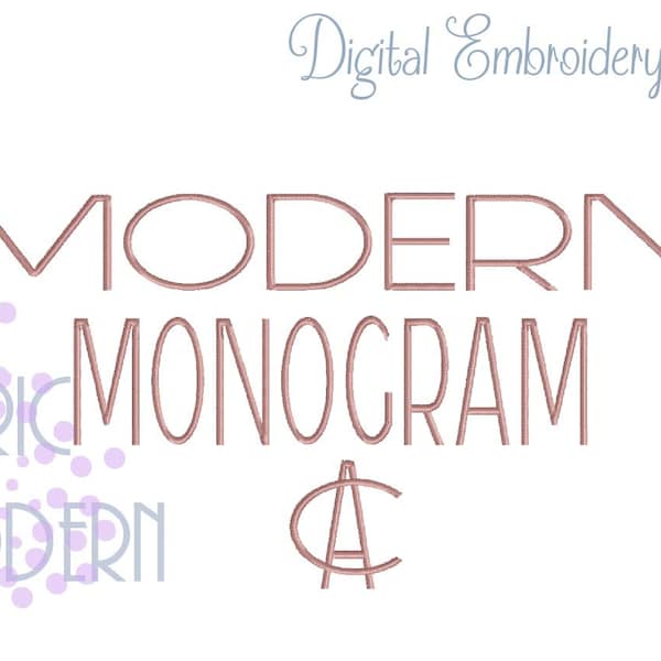 Stacked Monogram - Etsy