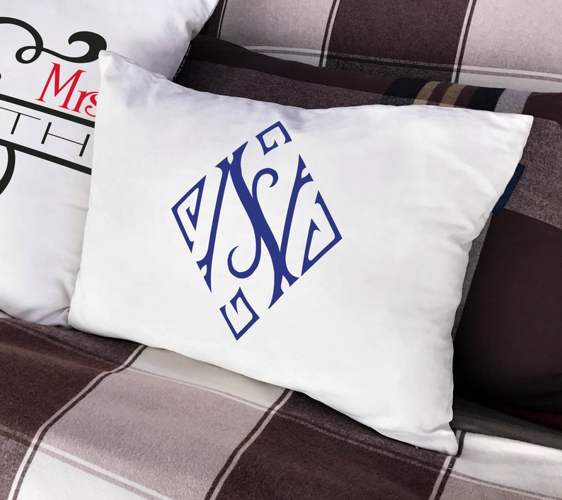 EXCLUSIVE Elegant Diamond Monogram SVG & DXF Font Cut Files | Etsy