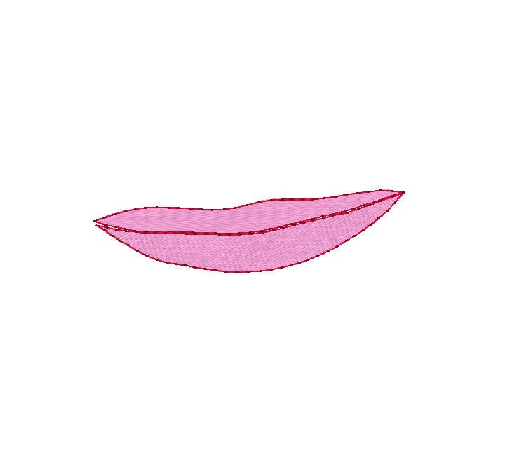 Doll Lips Doll Face Machine Embroidery Design Girl Lips for Doll Faces ...