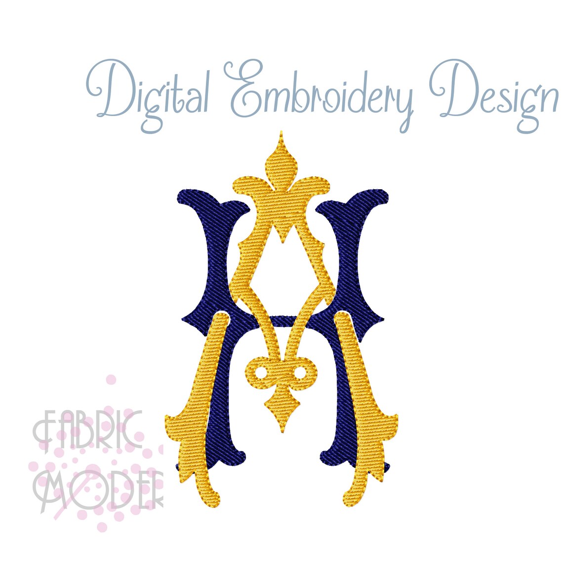 Two Letter Interlinked Monogram Made to Order | Etsy