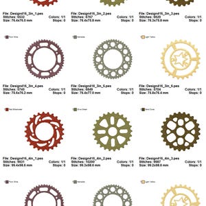 SPROCKETS AND GEARS Embroidery Design Bundle Clockworks Steampunk ...