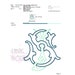 JS MONOGRAM Embroidery Design Large Vintage Two Letters - Etsy