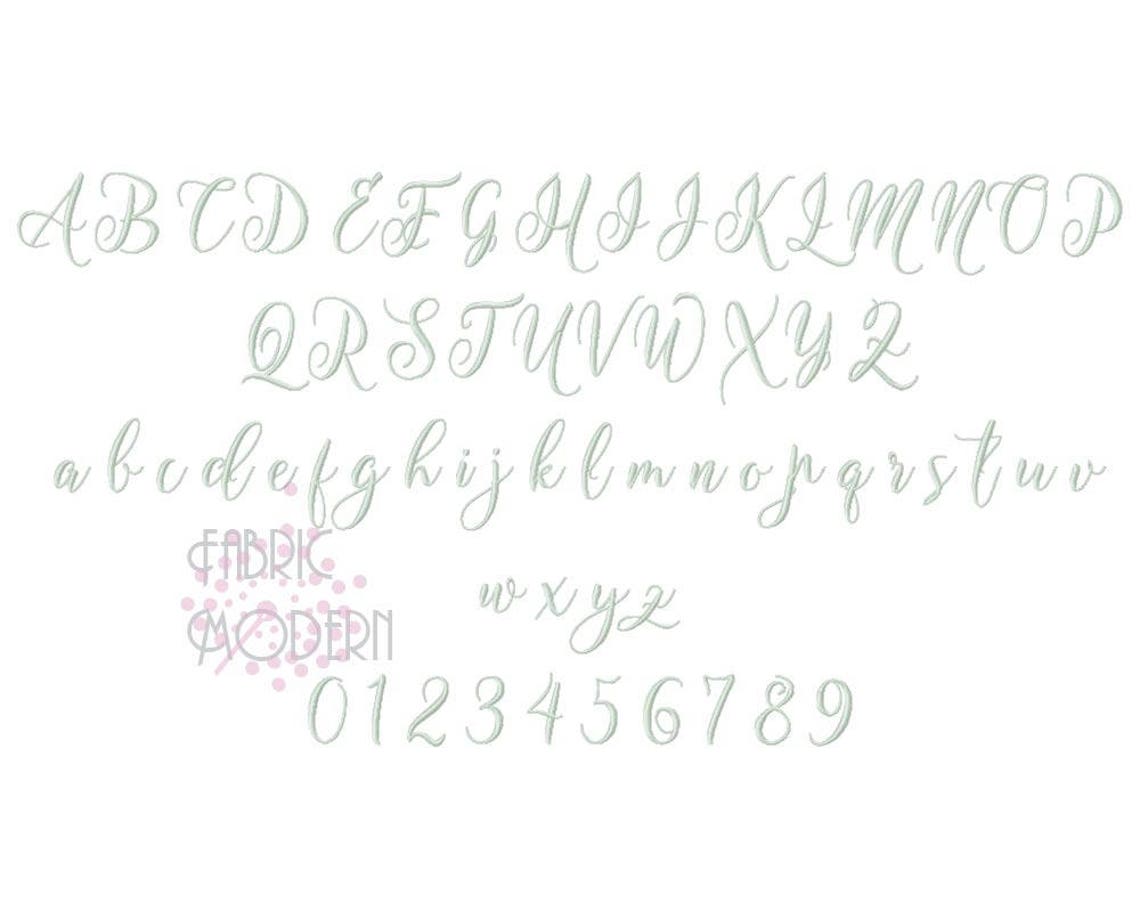 1 Allison Script Calligraphy font Monogram font | Etsy