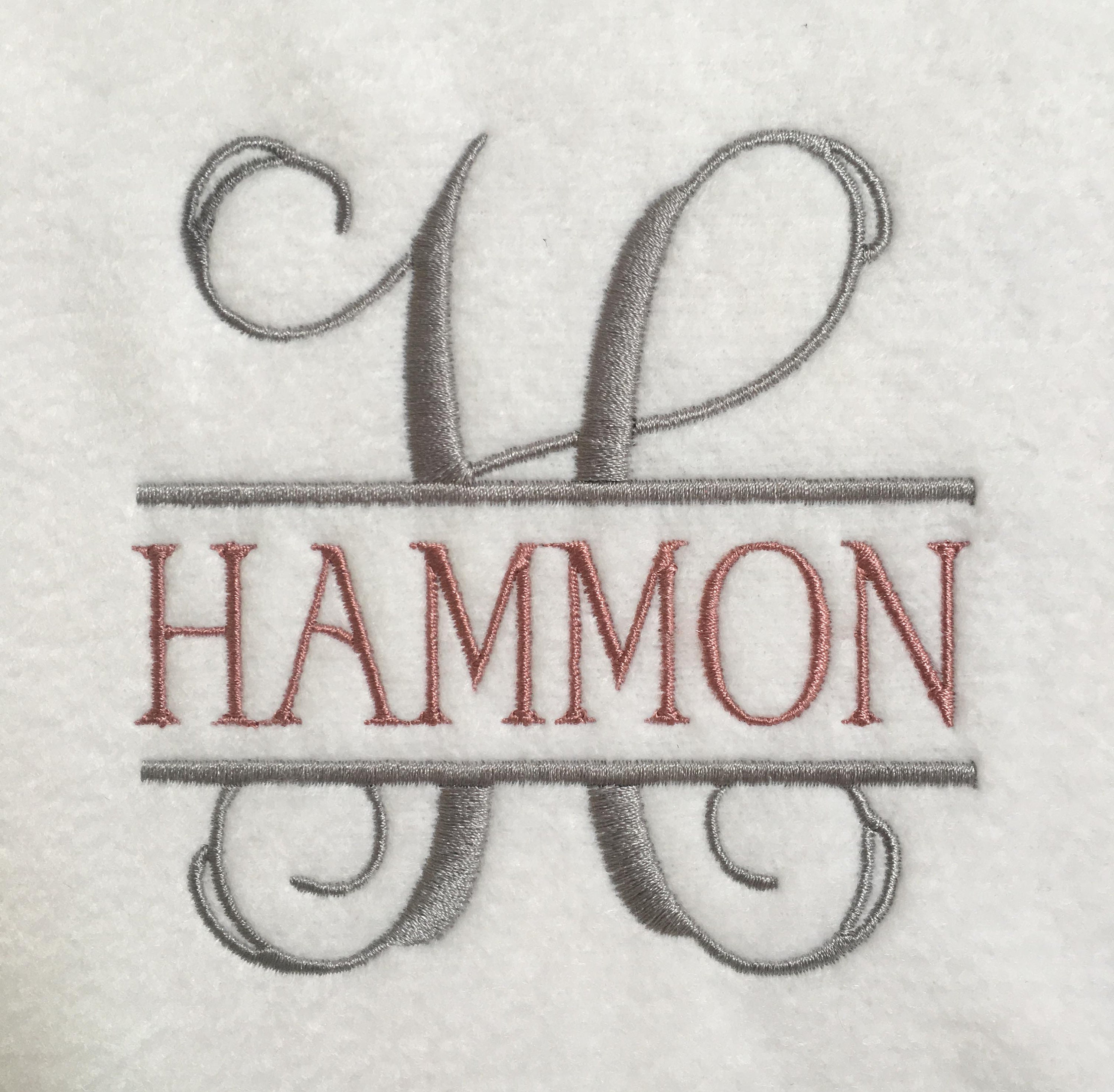 HAMMON Narrow Caps Embroidery Font Alphabet #1034N - Etsy