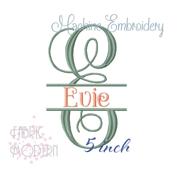 Embroidery Font With Scroll - Etsy