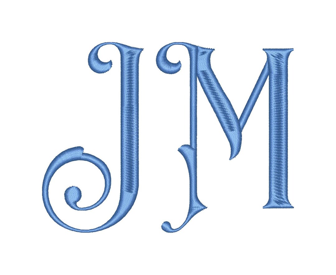 3 Inch Aurelian Serif Font Fancy Monogram Alphabet 3 Inches #1299 - Etsy