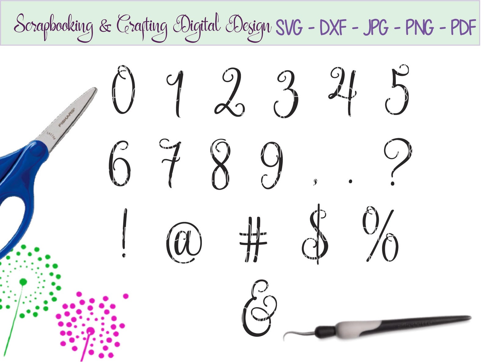 SVG Font Cricut Silhouette Digital Full Alphabet SVG DXF Png | Etsy