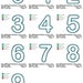 Applique Numbers Rounded Numbers Numerals 0 Through 9 Embroidery Fonts ...