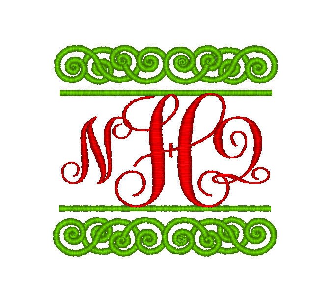 Machine Embroidery Design fancy frame fancy border | Etsy