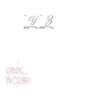 1 Inch MONOGRAM Font Embroidery "lydia", #1058-1 - Etsy