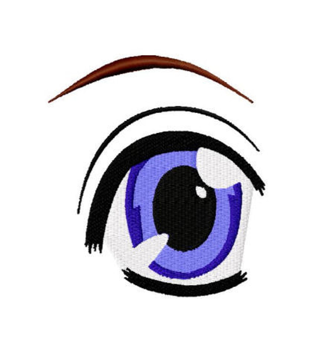 Machine Embroidery Design anime eyes for dolls or plushies | Etsy
