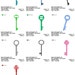 SKELETON KEY Embroidery Design Collection Old Keys Vintage Key Antique ...