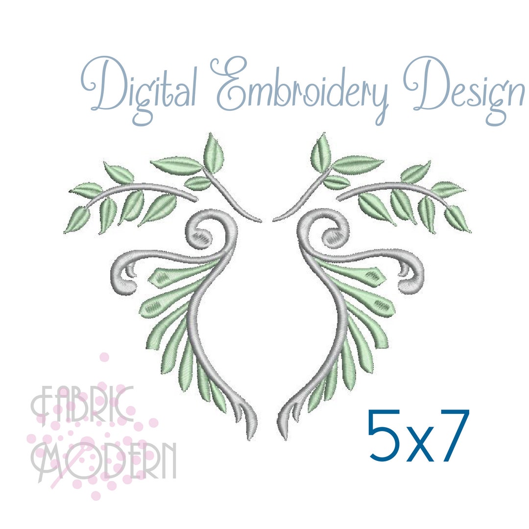Royal Frame Embroidery Design 5x7 Hoop #1108 - Etsy