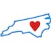 North Carolina Map Embroidery Design, Applique' in Multiple Sizes, I ...