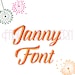 SCRIPT FONT Embroidery Design, Upper and Lower Case, 1" and 2", #576 - Etsy