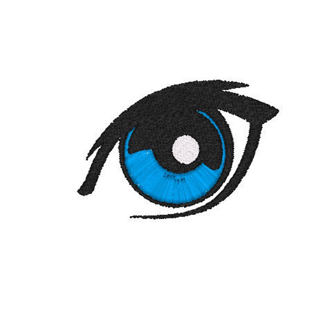 Machine Embroidery Design Lovely Eyes Left and Right Plus Both Two ...