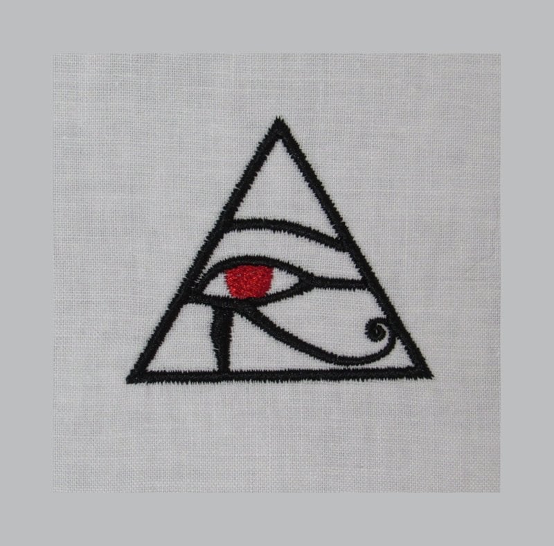 EYE OF HORUS Machine Embroidery Design Egyptian Design Triangle Design ...