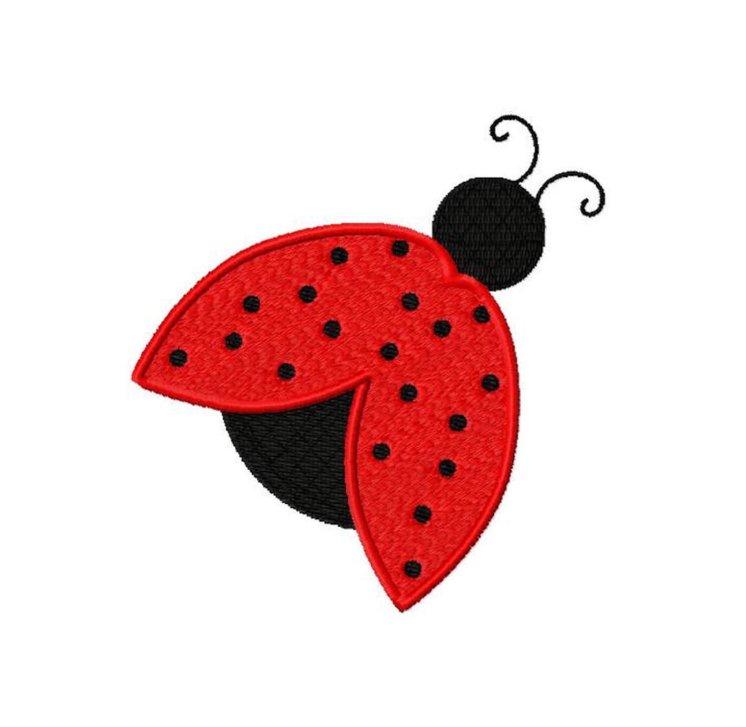 Cute Ladybug Machine Embroidery Design Lady Bug Design Pattern Insect ...