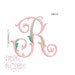 Letter R MONOGRAM Embroidery Design Large Vintage Single #1128-R - Etsy