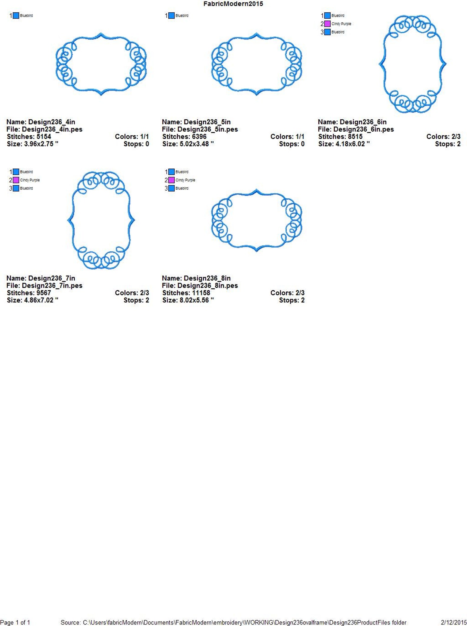 Embroidery Design Fancy Ornamental Frame for Names or - Etsy