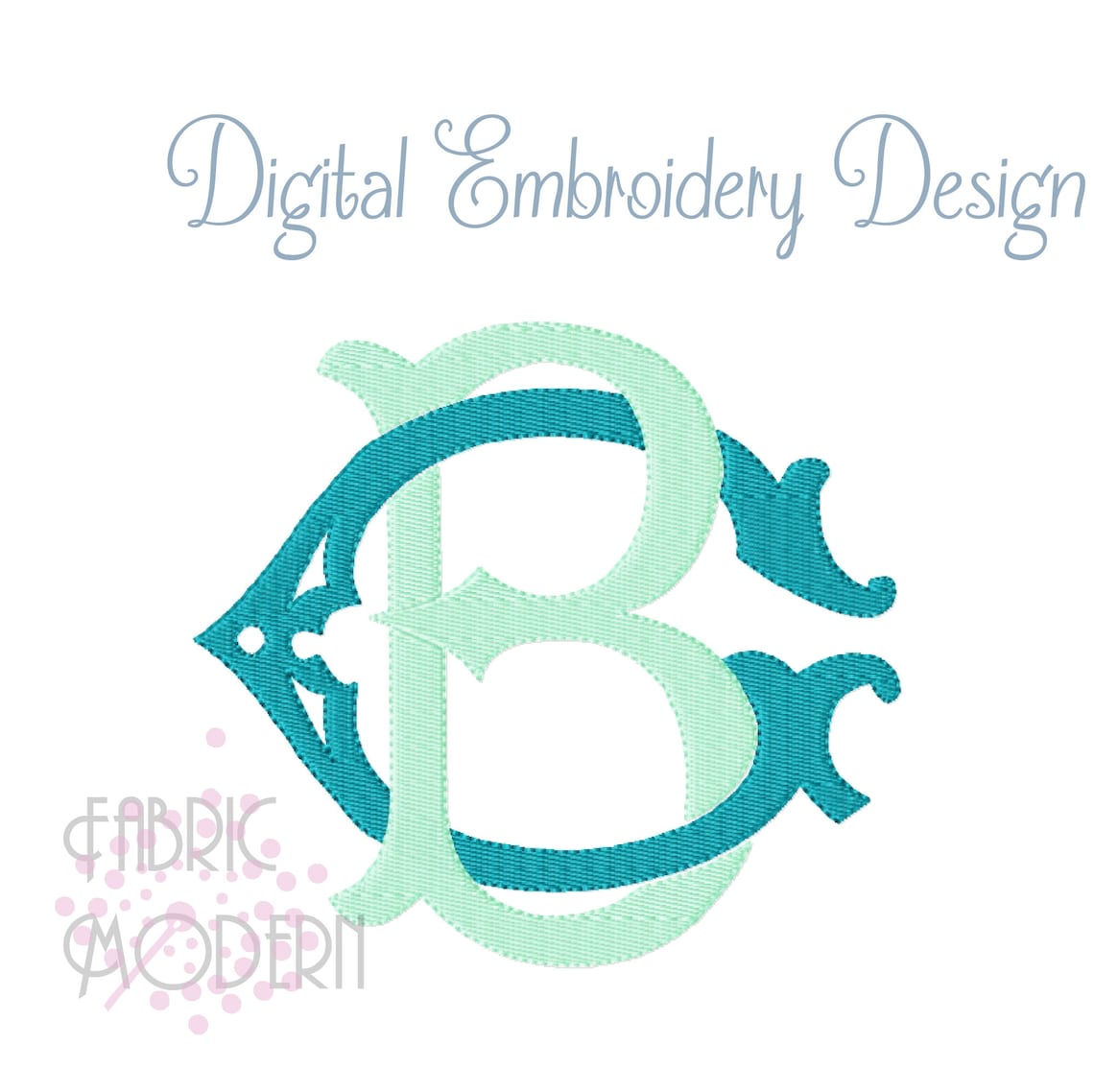 Two Letter Interlinked Monogram Made to Order | Etsy