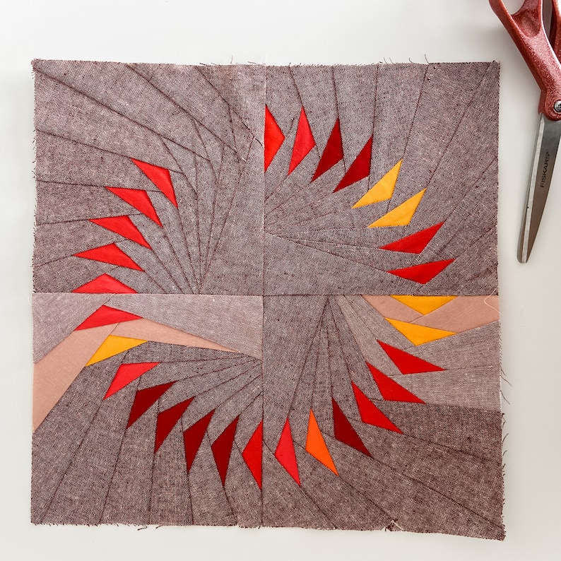 Your Next Temperature Quilt! - A Paper Pieced Pattern Called Koru Geese ...