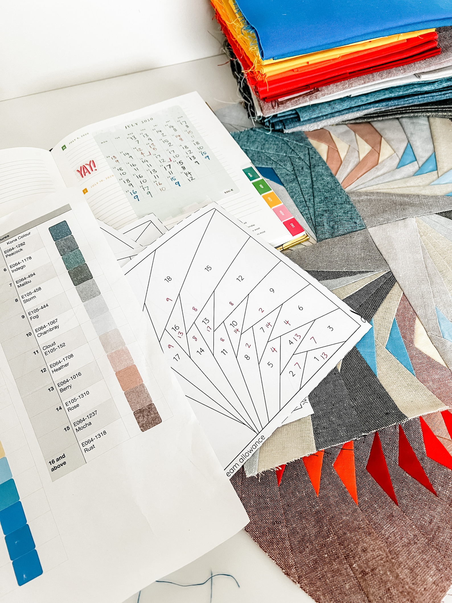 Your Next Temperature Quilt! - A Paper Pieced Pattern Called Koru Geese ...