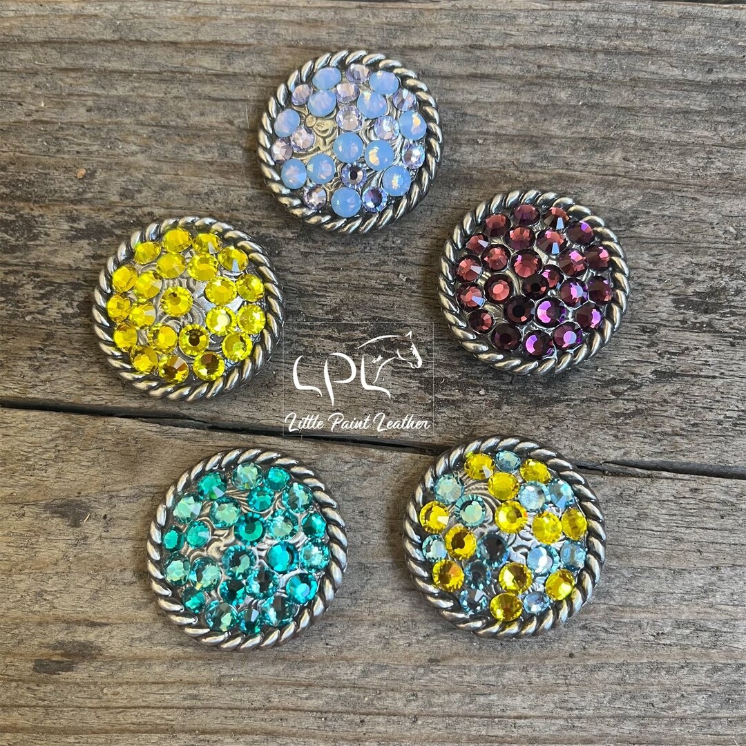 Bling Concho Pair | Rhinestone Concho | Rhinestone Accessories | Bling ...