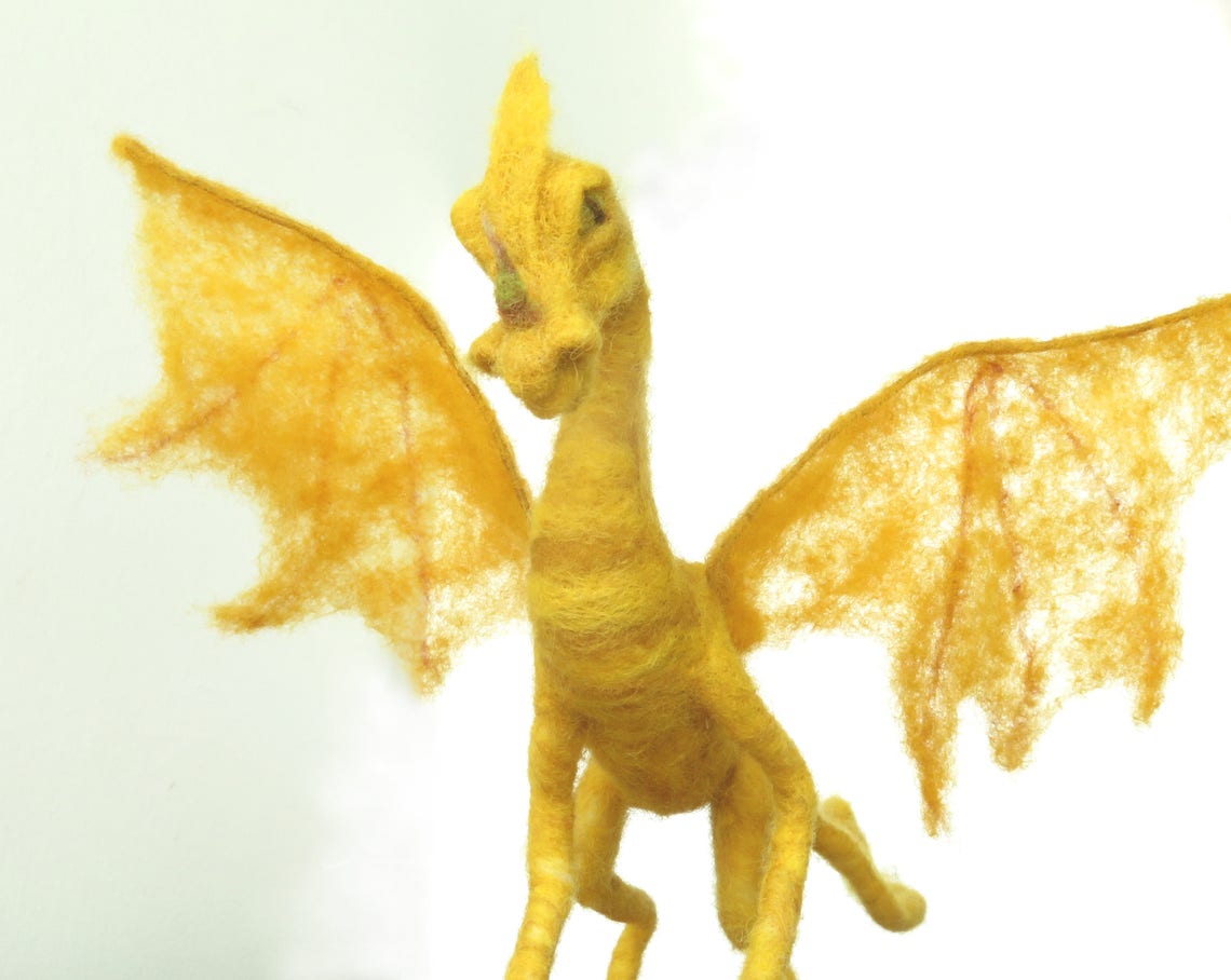 Dragon Needle Felted Dragon - Etsy