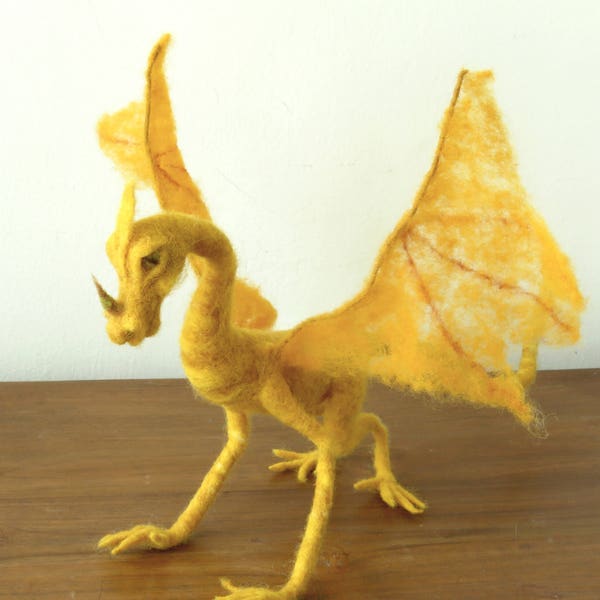 Needle Felted Dragon - Etsy