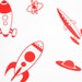 Retro Rocket Vinyl Wall Art Decals/stickers - Various Colours - Etsy UK
