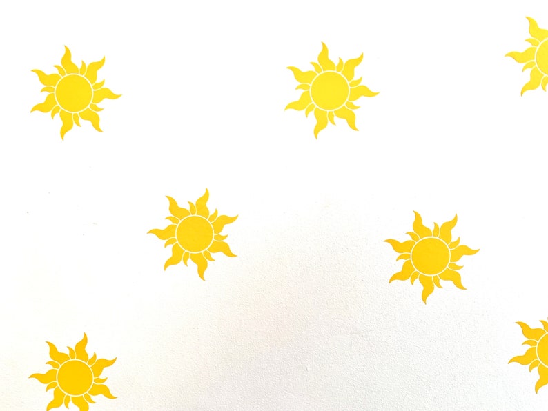 Solar Sun / Sunshine Wall Art Decals/stickers Various - Etsy UK